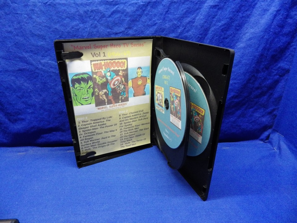 Classic Marvel: Saturday Morning Super Hero Series Vol 1 DVD (1966-67 ...