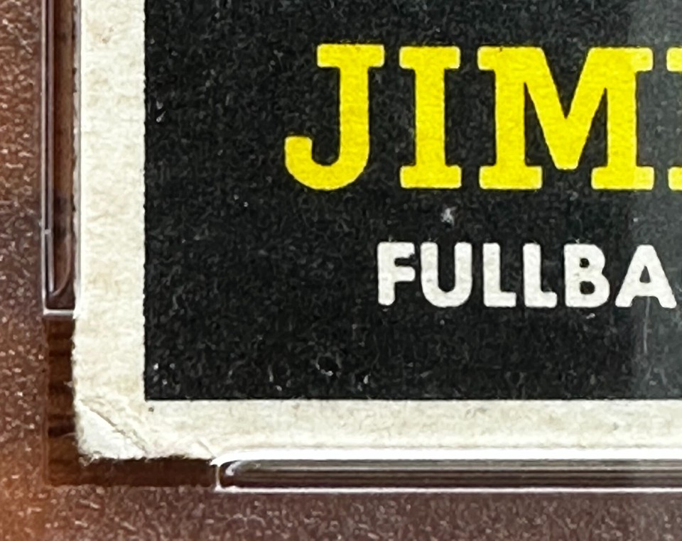 1958 Topps Jim Brown Rookie Card #62 RC - Nicely Centered - PSA 1.5 ...