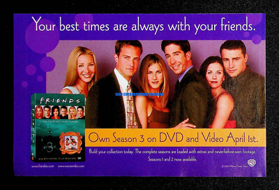Friends Warner Bros 2003 Trade Print Magazine Ad Poster ADVERT | eBay