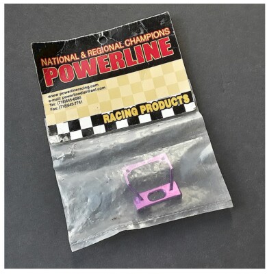 Vintage RC Car Powerline Racing Purple Alloy Front Cover HOP-UP HPI ...