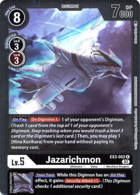EX3-052 R Jazarichmon Digimon EX3-052 Digimon | eBay