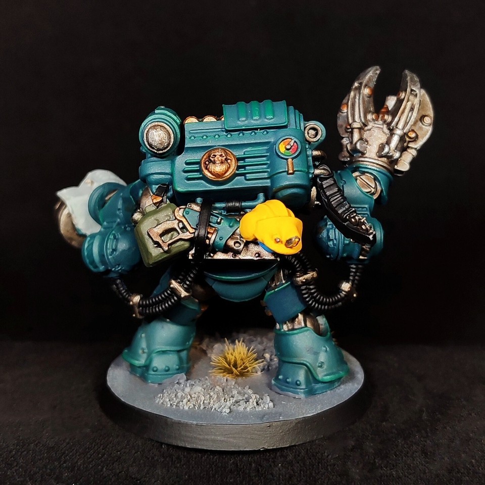 Ironhead Squat Prospectors Vartijan Exo-Driller painted Necromunda ...
