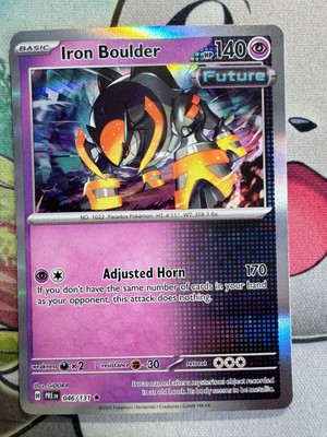 Iron Boulder Holo English Pokemon TCG BKBJ712 | eBay