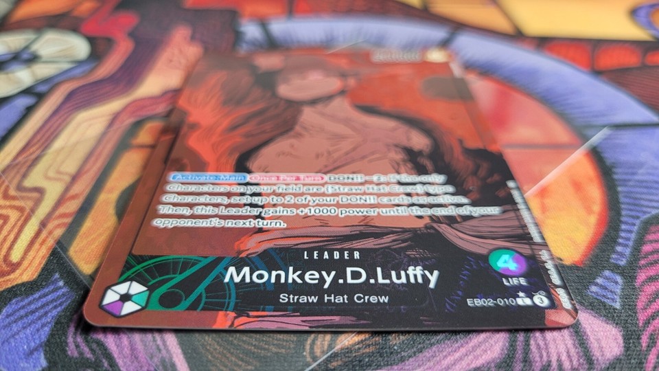 Monkey D Luffy EB02-010 Leader Alternate Art Anime 25th Collection One ...