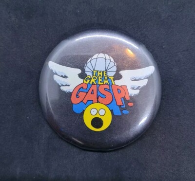 Vintage Sixflags The Great Gasp Discontinued Ride Button 2.5in | eBay