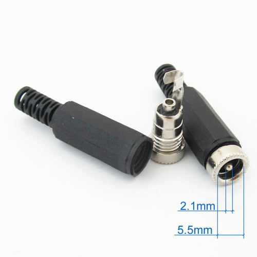 100pcs 5.5x2.1mm 5521 Female DC Socket Jack Power DIY Solder Connectors ...