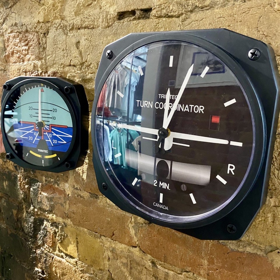 Aviation Wall Clock, Altimeter, Directional, Aviation, Airspeed, Vacuum ...