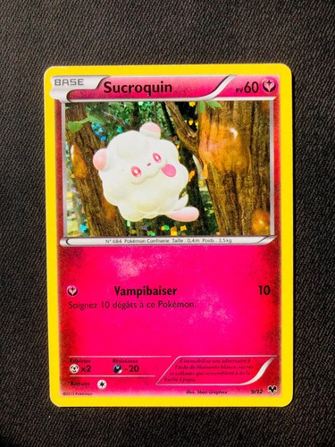 Carte Pokémon Sucroquin 9/12 Holo Promo McDonald’s Mcdo 2013 | eBay