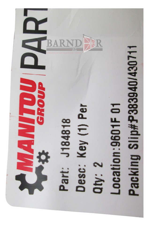Manitou Replacement Key | J184818 | eBay