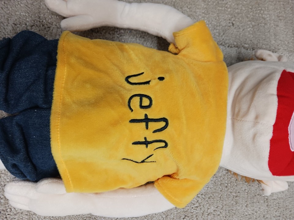 JEFFY PUPPET Pencil in Nose Plush 24" SML | eBay