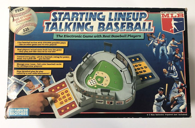 Vintage 1988 Starting Lineup Talking Baseball Game Tested Works Read ...