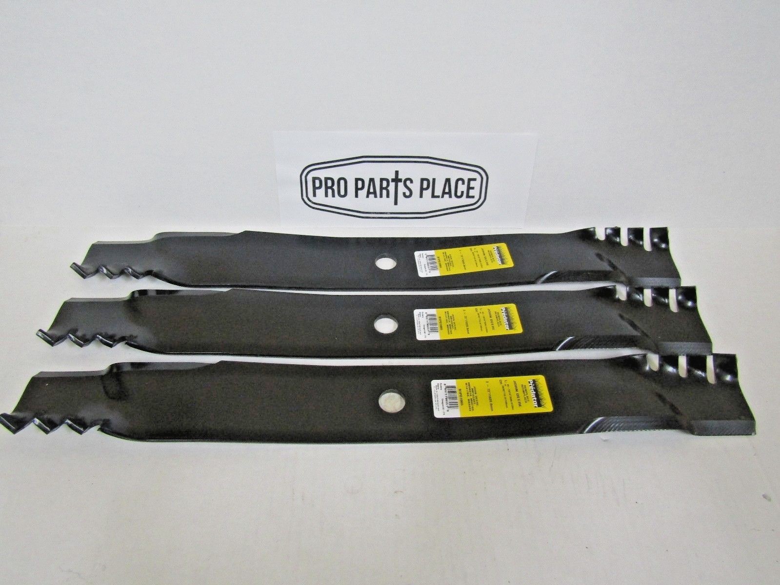 3 USA Predator blades will fit JOHN DEERE 72" DECKS AM102402 AM38314 ...