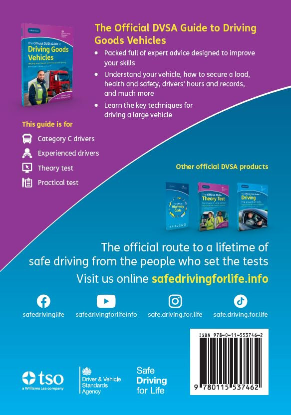 The official DVSA guide to driving GOODS VEHICLES latest edition for ...