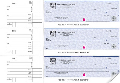Manual Business Checks High Security w/Safety Hologram 250 *Authorized ...