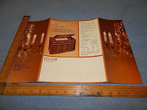 Rock-ola 447 Advertising Brochure | eBay