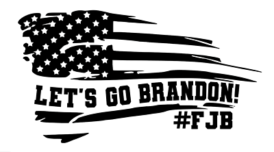 Let's Go Brandon #FJB FLAG kamala Small Vinyl Decal Sticker Biden Trump ...