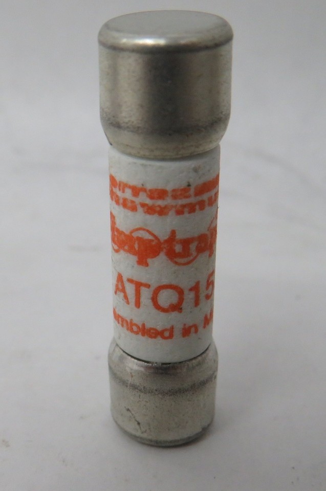 Ferraz Shawmut ATQ15 Time Delay Fuse 15A 500VAC Lot of 7 DMG BOX/LABEL ...