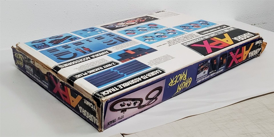 H-889 VINTAGE 1987 TOMY AURORA AFX #8607 GHOST RACER ELECTRIC SLOT CAR ...