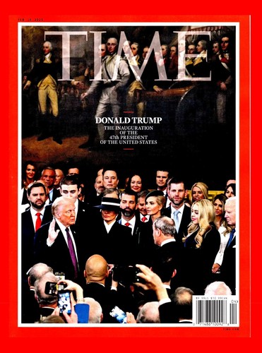 President Donald Trump Inauguration - Time Magazine February 2025 | eBay