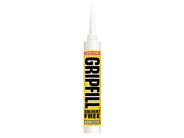 Evo-Stik Grab Nail Free Gripfill Solvent Free Adhesive Yellow 350ml ...