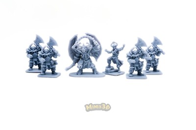 Chaos Warlock, Warriors, Gargoyle - HQ - Remake F. Schizzo - Minis3D | eBay