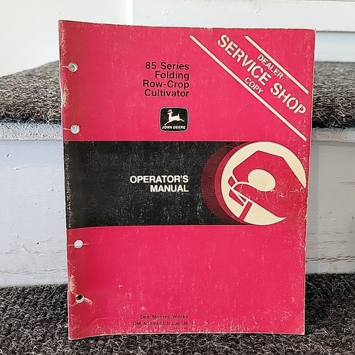Original OEM Operator's Manual For John Deere 85 Series Folding ...