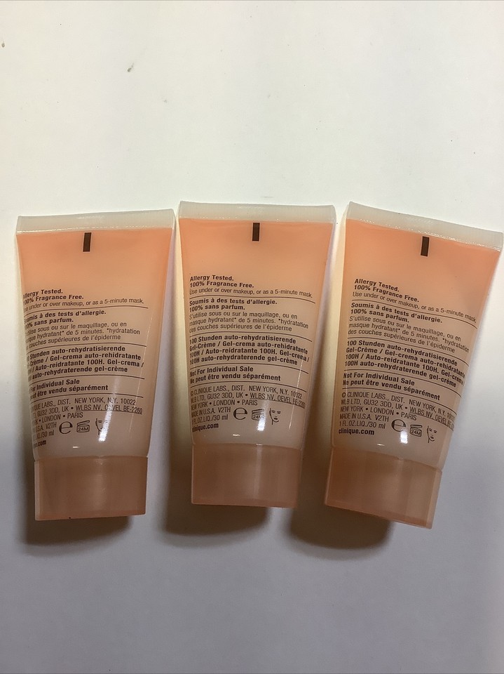 3 x Clinique Moisture Surge 100H Auto Replenishing Hydrator 1 oz /30 ml ...