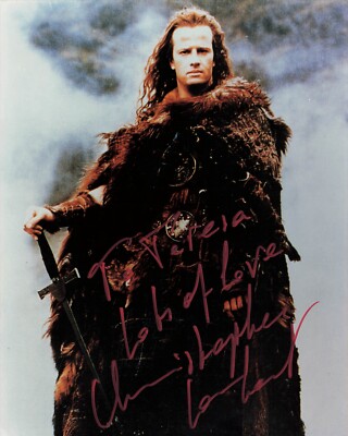 Christopher Lambert Highlander Actor Signed Autograph 8x10 Photo PSA ...