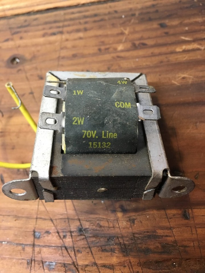 Peerless 70v Line Matching Transformer Part 15132 4 Watts | eBay