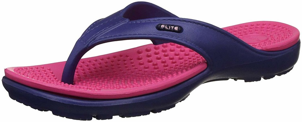 FLITE Women's Flip-Flops Rubber Slip_On Casual Acupressure Slippers ...
