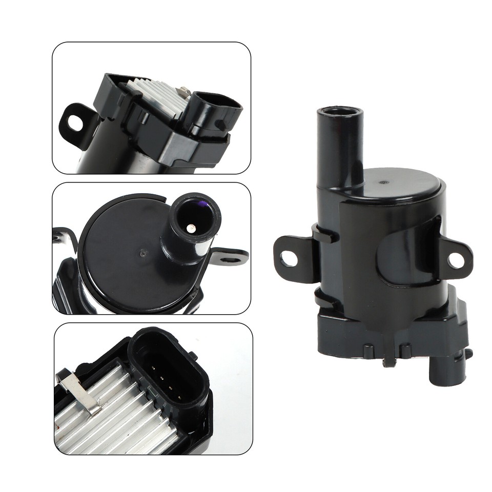 Set of 8 Round Ignition Coil Pack UF262 with Spark Plug and Wire For ...