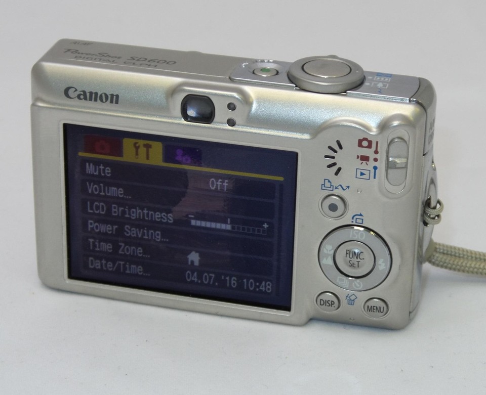 Canon PowerShot SD600 6MP Digital Elph Camera 3x Optical Zoom (1079B001 ...