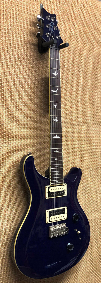 PRS SE Standard 24 Solidbody Electric Guitar Trans Blue Mahogany Maple ...