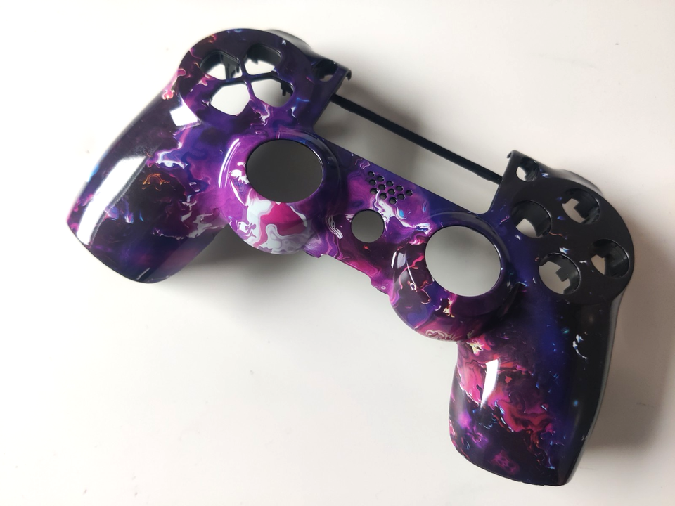 Galaxy Purple Nebula Front Face Shell PS4 Controller - New - For ...