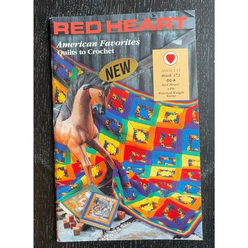 Red Heart America's Favorite Quilts to Crochet Pattern Booklet 1992 | eBay