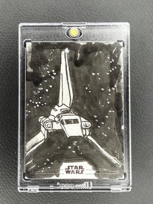 Star Wars TOPPS SKETCH Dan Gorman Imperial Shuttle 2025 | eBay