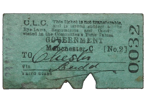 C.L.C, Manchester C to Chester, via Cudd. Govt Class Railway Ticket. Cuddington | eBay UK