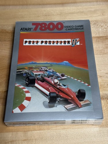Pole Position II (Atari 7800, 1986) - New Factory Sealed w/ Hang Tag ...