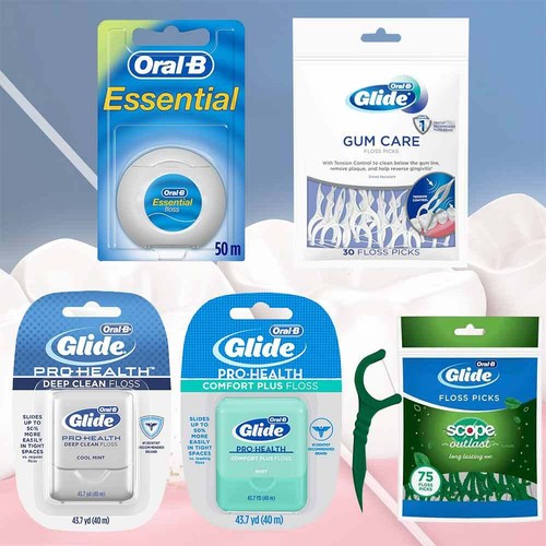 For Oral-B Pro Health Glide Floss Picks Dental Flosser Crest Multi-pack ...