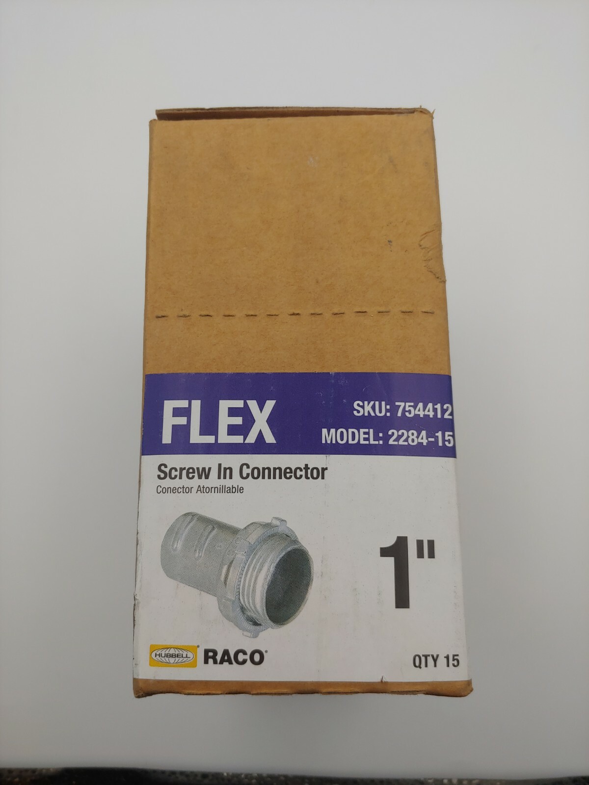 raco 1" flex screw in connector model 2284-15 box of 15 | eBay