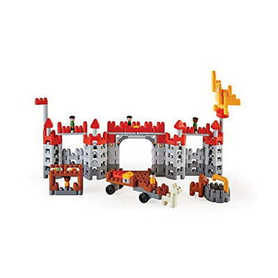 Hape Polym Medieval Castle | 310Piece Building Brick Castle Toy Set ...