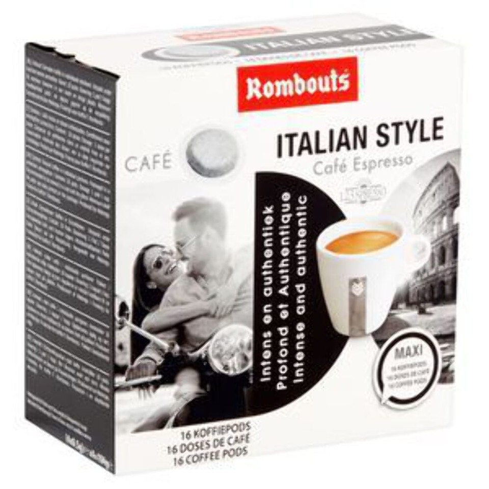 Rombouts Coffee | Café Italian Style Café 16 Coffee Pods 4X4 Pcs | 3,3 ...
