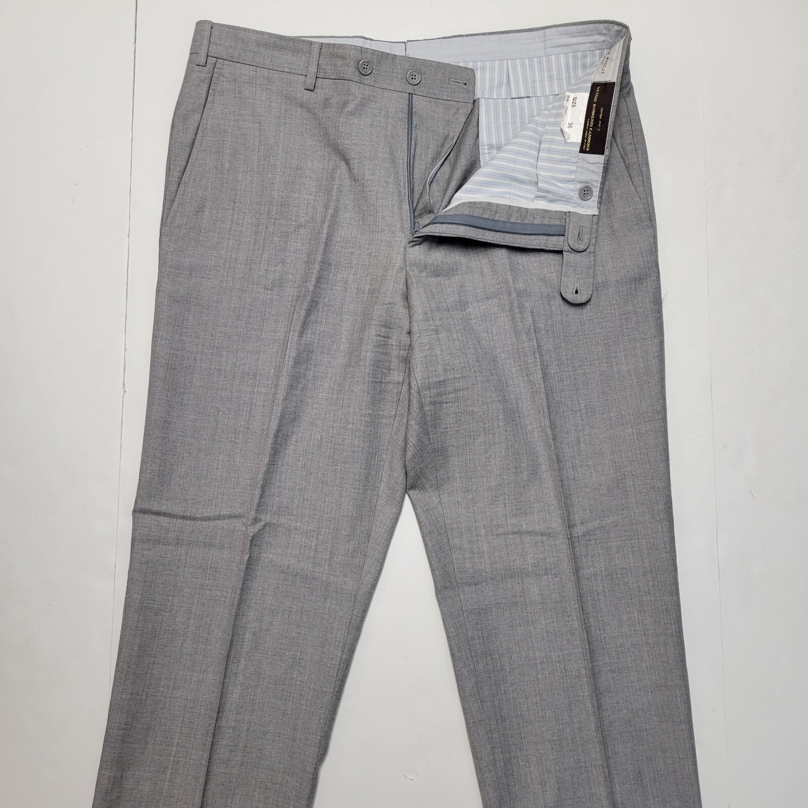 Nieman Marcus 35x32 Gray Vitale Barberis Canonico Sup… - Gem