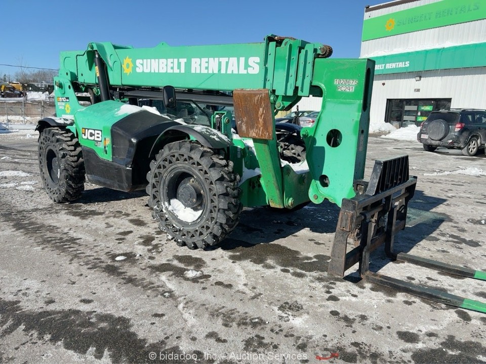 2017 JCB 510-56 56' 10,000 lbs Telescopic Reach Forklift Cab ...