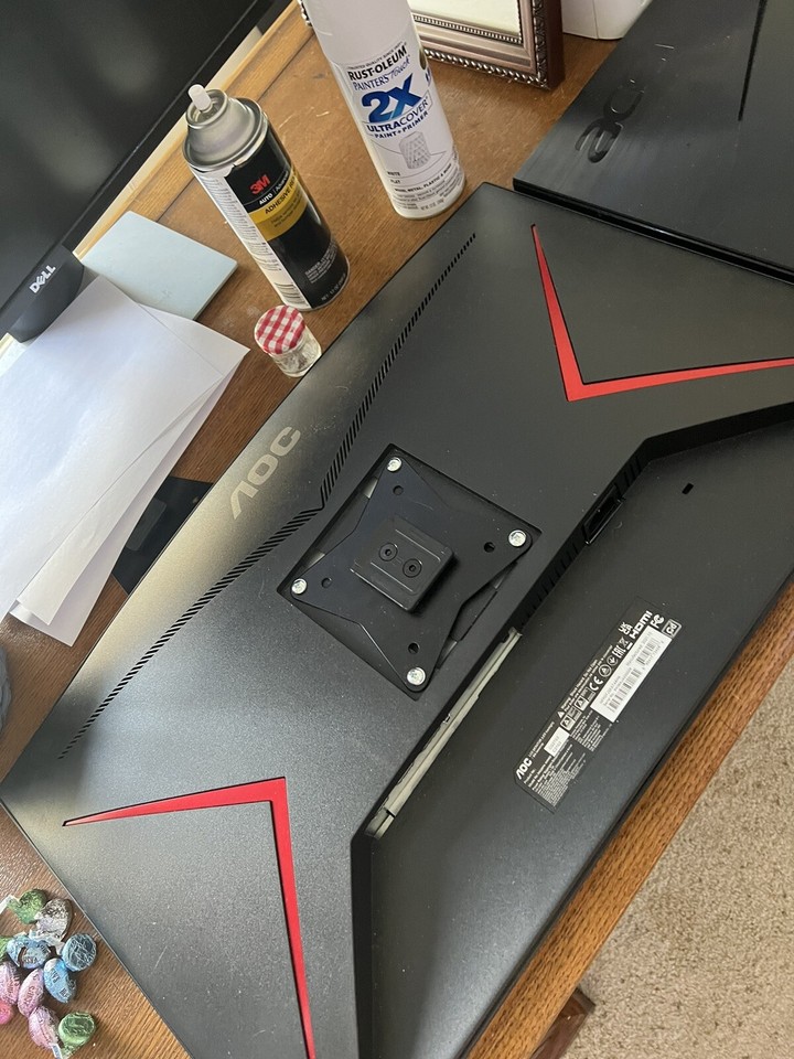 AOC CQ27G2 27" Curved Widescreen WLED Gaming Monitor - Black Red | eBay