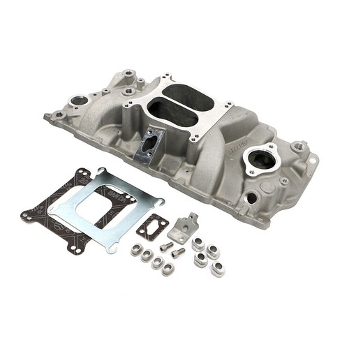 55-95 SBC Chevy Dual Plane Aluminum Intake Manifold 283 305 327 350 ...
