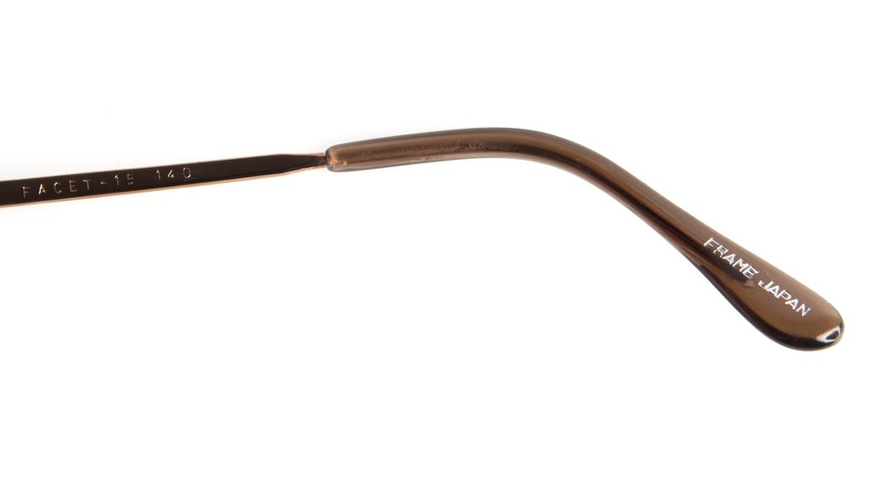 NEW FACET-15 GOLD EYEGLASSES FRAME GLASSES RIMLESS FRAME 53-16-140 ...