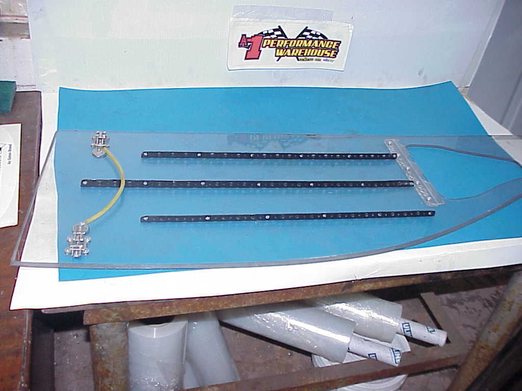 1 Lexan NASCAR REAR Side Window Drivers Side with Hartwell Aircraft ...