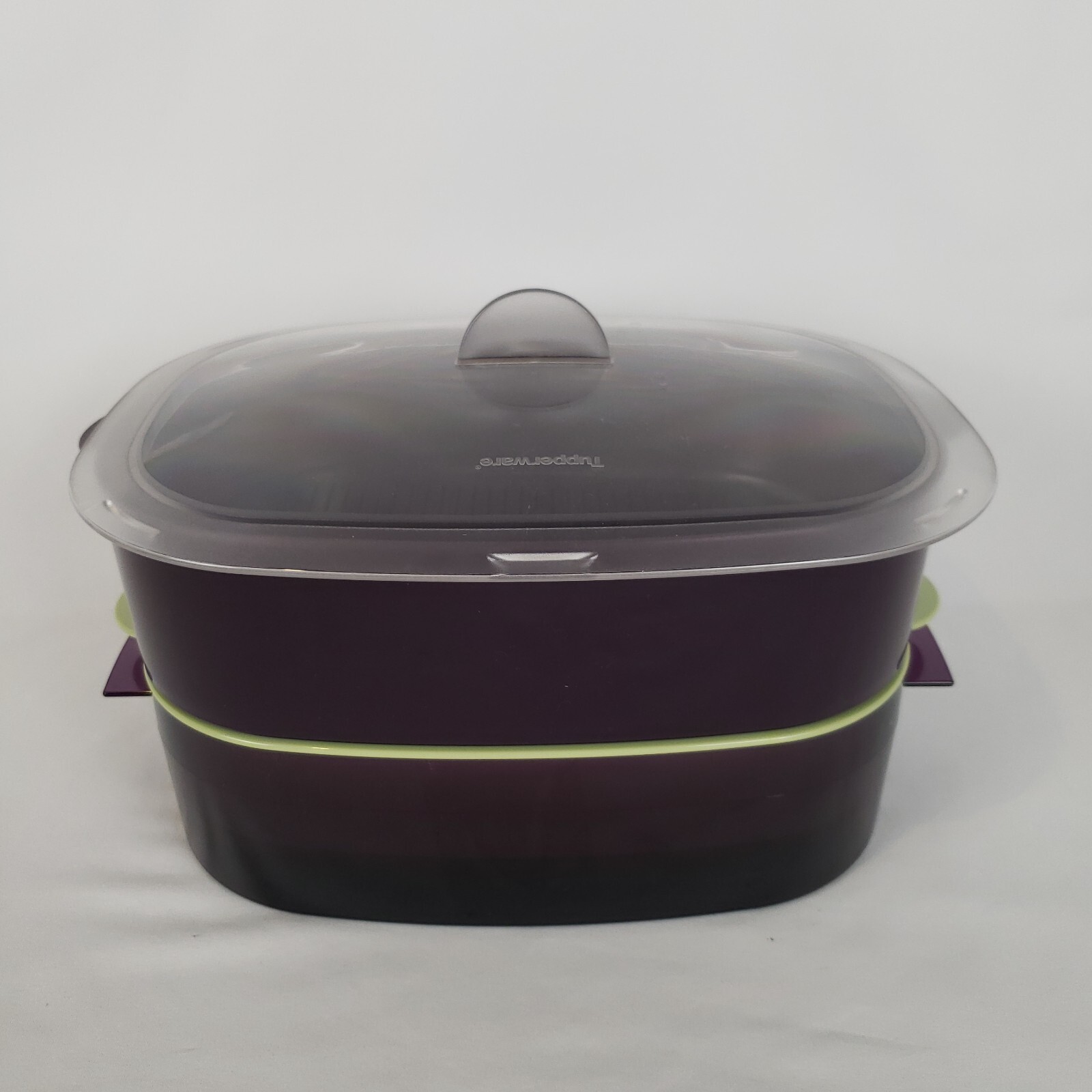 6 Piece Tupperware Oval Microwave Multi Level Stack Cooker Steamer ...