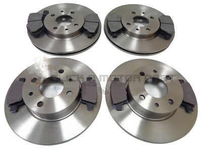 FIAT STILO HATCHBACK 1.4 16V 2001-2006 FRONT & REAR BRAKE DISCS AND ...